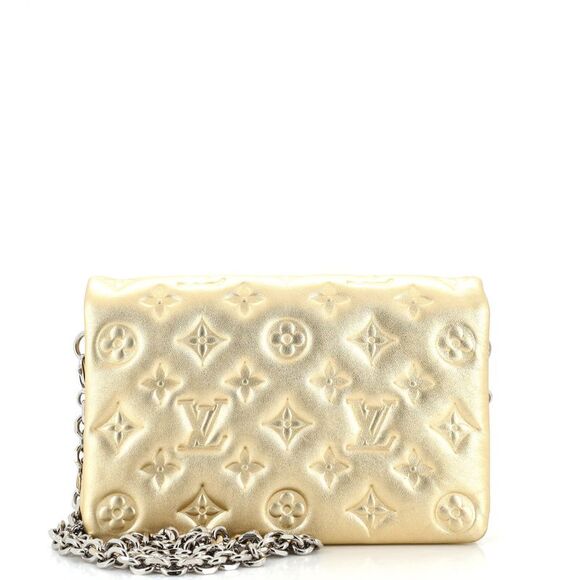 Louis Vuitton | Bags | Louis Vuitton Coussin Pochette Monogram Embossed ...